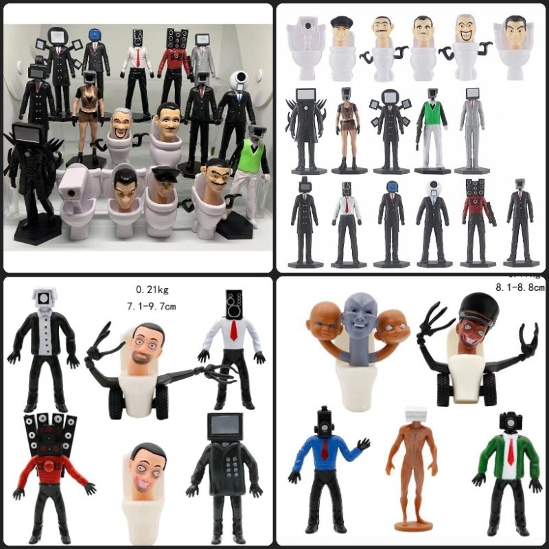 Jual Action Figure Skibidi Toilet, Cameraman, Titan Cameraman, CCTVMan ...