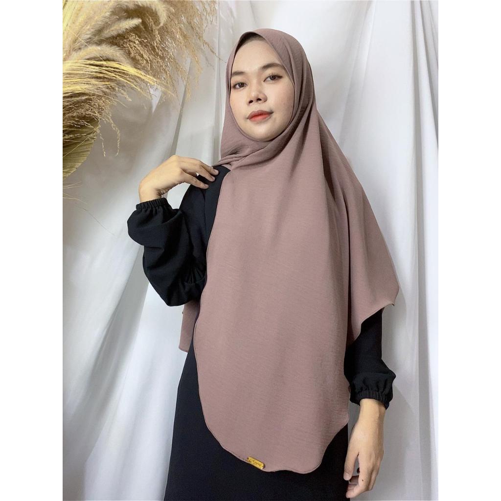 Jual PASHMINA OVAL CRINKLE AIRFLOW JUMBO//HIJAB PASHMINA CURVE INSTAN ...