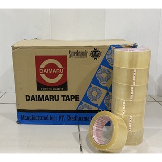 Jual Lakban Daimaru 2" (2 inch) 48 mm x 90 Yard (1 Dus = 72 Pcs) | Shopee Indonesia