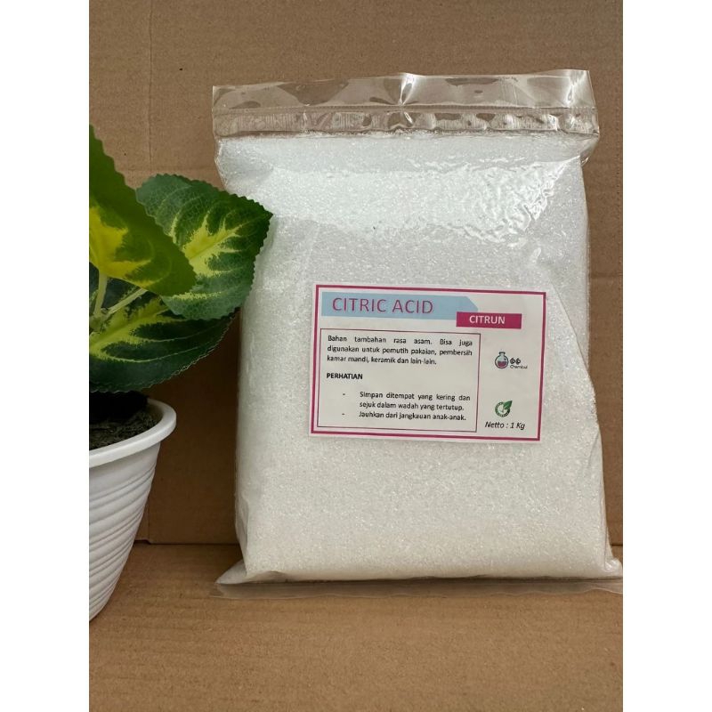 Jual Citric Acid/Citrun- food grade/Biang sitrun/Pembersih kamar mandi ...