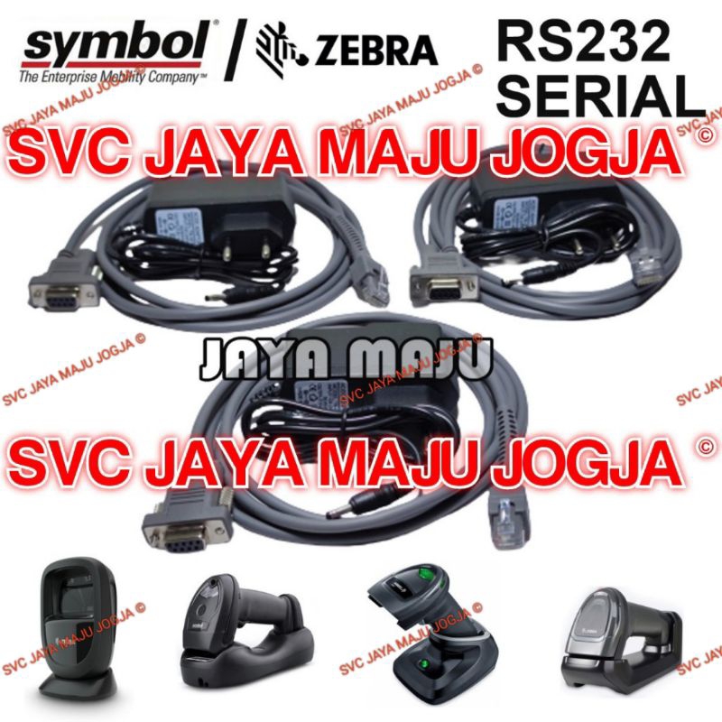 Jual [ SPAREPART ZEBRA - LI SERIES ] KABEL INTERFACE - SERIAL RS232 ...
