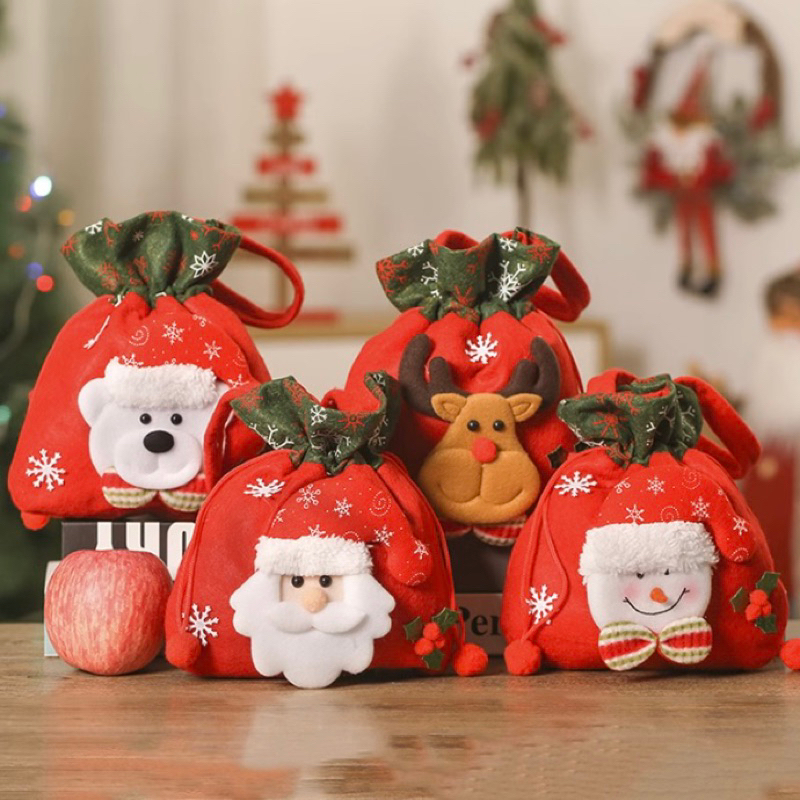 Jual beachpleaseid Tas Hampers Natal Christmas Bag Tas Natal Santa ...