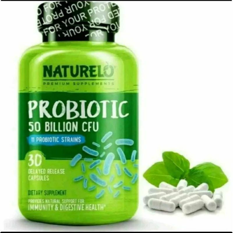 Jual NATURELO PROBIOTIC 50 BILLION CFU 30 DELAYED RELEASE CALPSULE ...