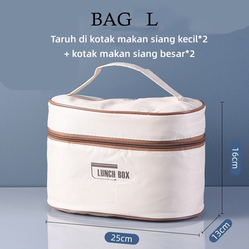 Jual Kotak Makan Siang Bento Portabel Tahan Bocor Stainless Lunch Box ...