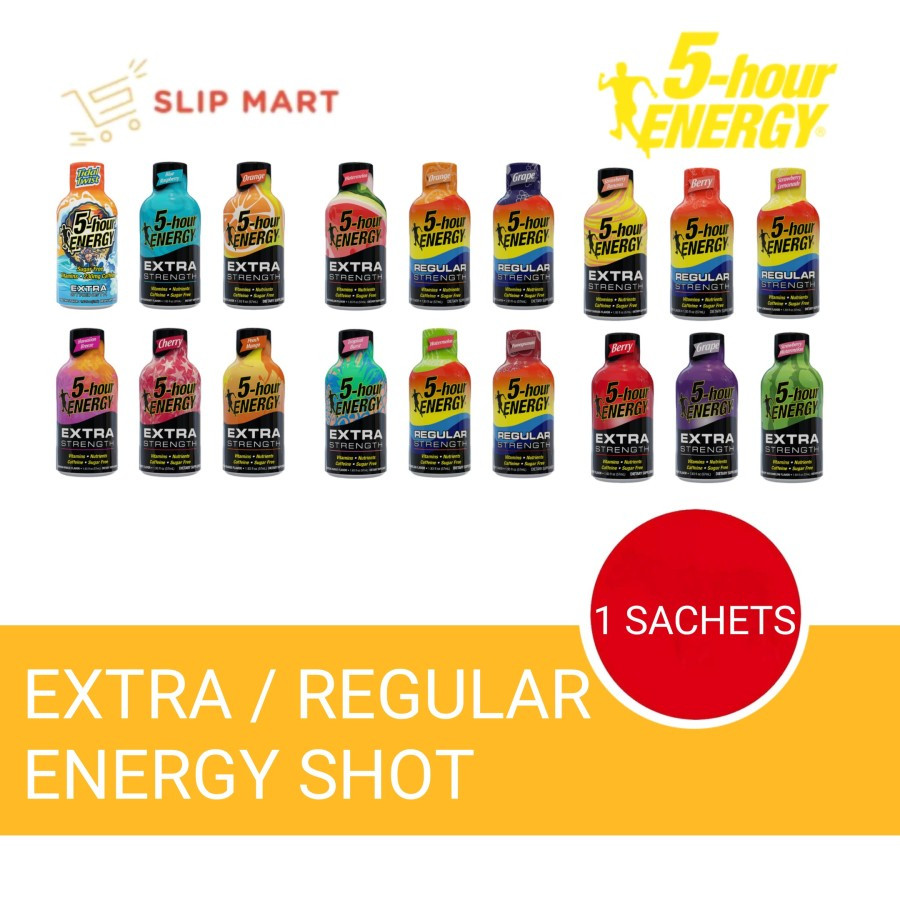 Jual 5-hour Energy Extra / Regular Strength Energy Drink | Shopee Indonesia
