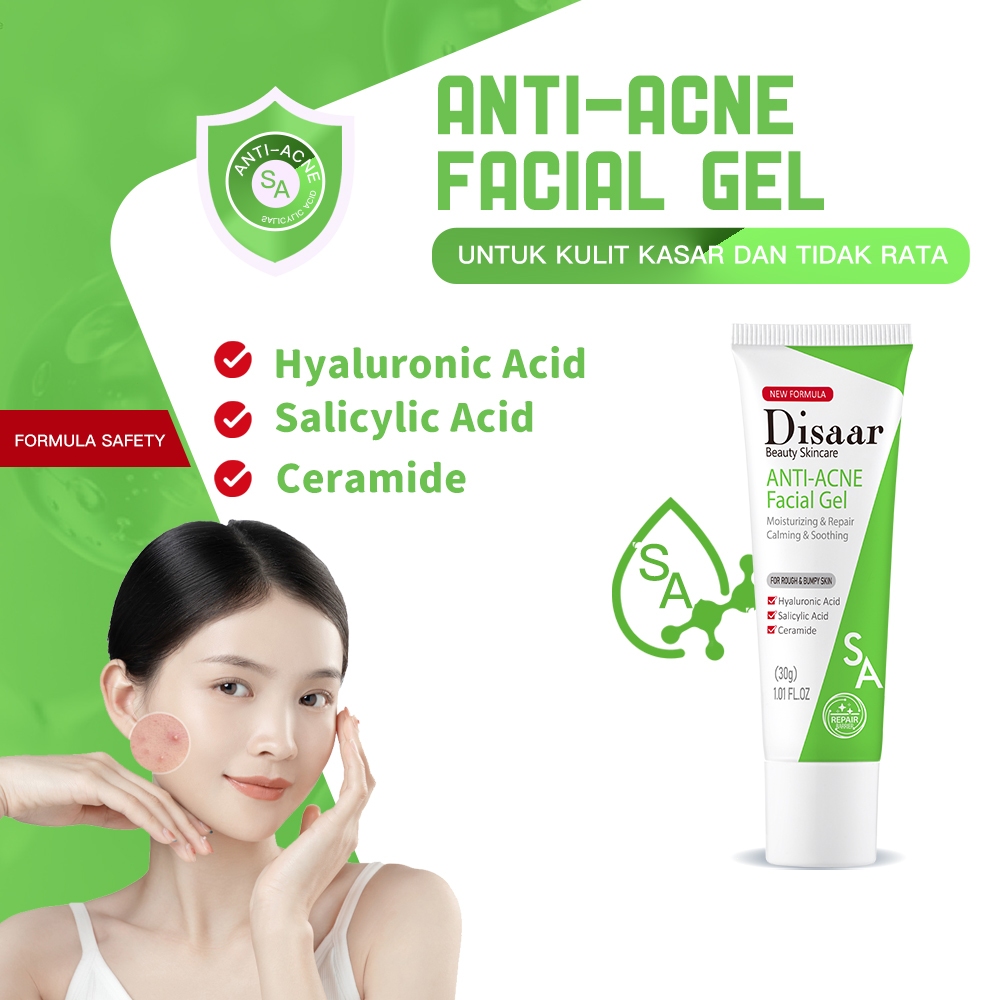 Jual Disaar Acne Gel Daily Anti-Acne Jerawat Salicylic Acid Ceramide ...