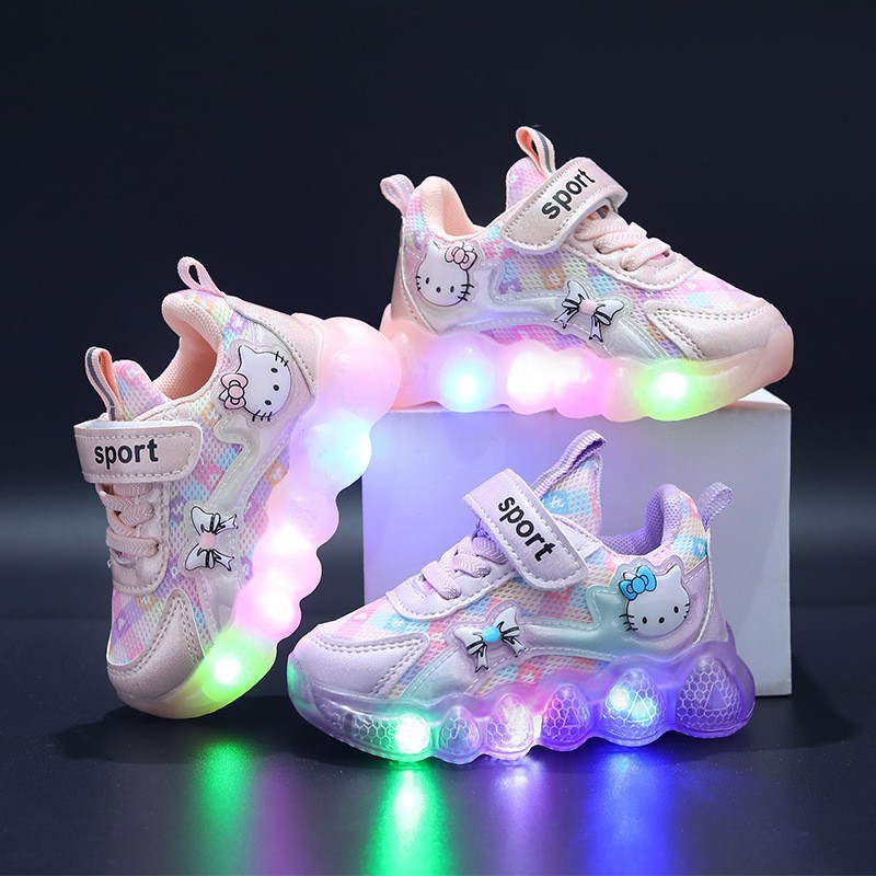 Jual PROMO 6.6 heybaby KITTY Sepatu Sneakers Anak Laki / Perempuan LED ... Jual PROMO 6.6 heybaby KITTY Sepatu Sneakers Anak Laki / Perempuan LED ...