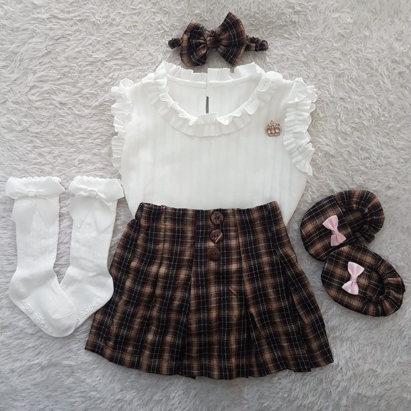 Jual Baju Bayi Stelie Rok Set | Shopee Indonesia