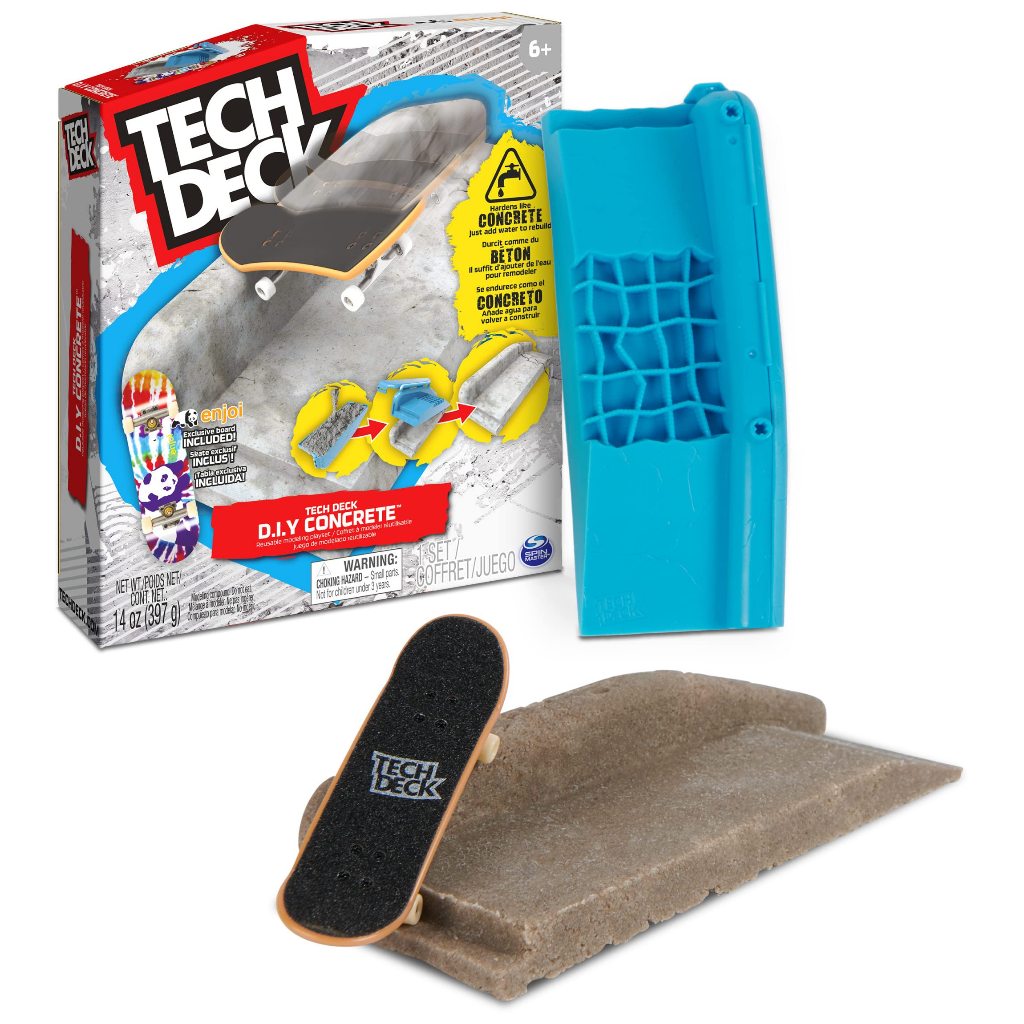 Jual BEYBA Tech Deck DIY Concrete Reusable Modeling Playset ORIGINAL | Shopee Indonesia