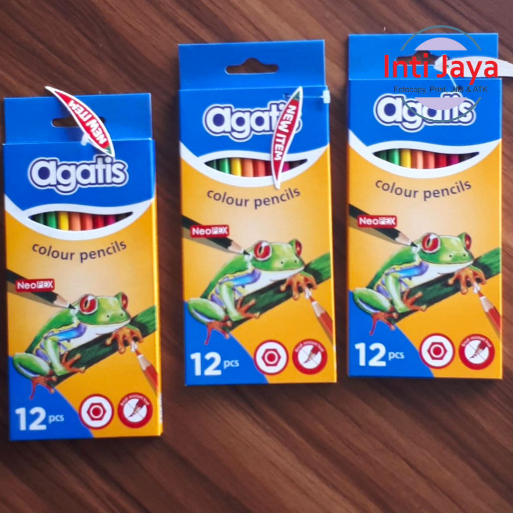 Jual Pensil Warna Agatis 12 Warna | Shopee Indonesia
