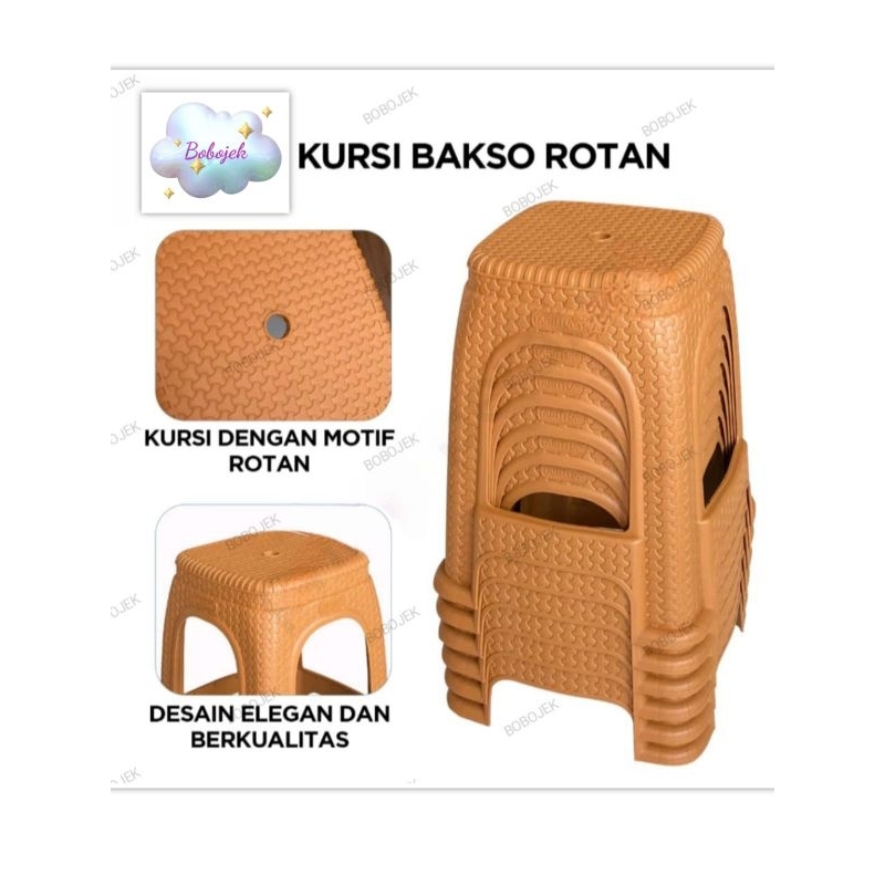 Jual Kursi Baso Sumo Super Kuat Motif Rotan Anyaman Tabitha | Shopee ...