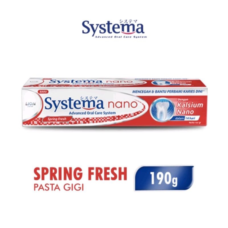 Jual SYSTEMA SPRING FRESH PASTA GIGI 190 GR | Shopee Indonesia