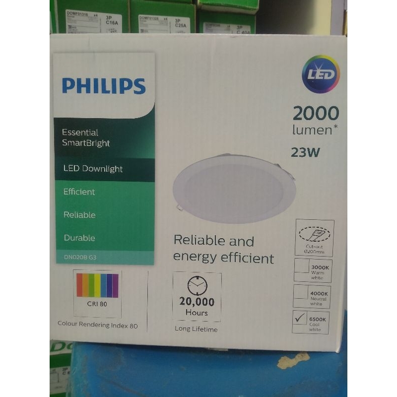 Jual Led Panel/Downlight Philips 23w | Shopee Indonesia