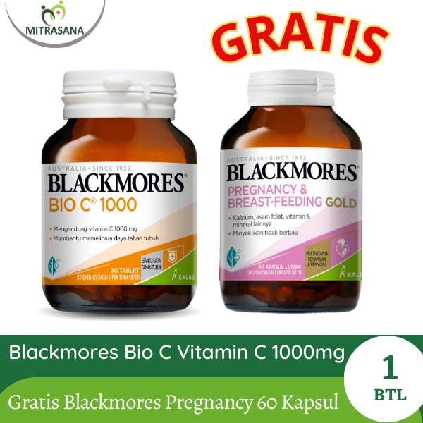 Jual Blackmores Bio C Vitamin C 1000 Mg 30 tablet Gratis Blackmores ...