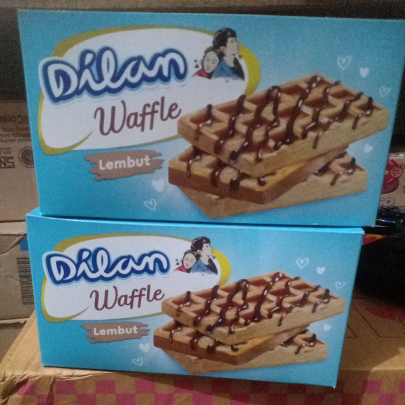 Jual dilan waffle sekotak isi 12pcs | Shopee Indonesia