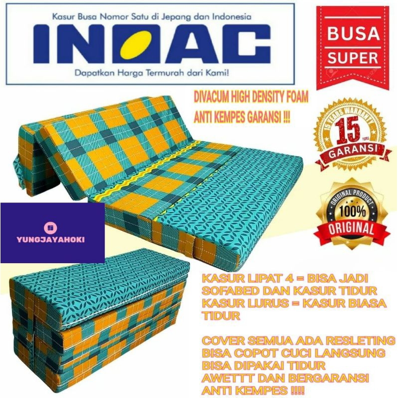 Jual KASUR BUSA LIPAT / MATRAS LIPAT INOAC BERGARANSI / KASUR BUSA ...