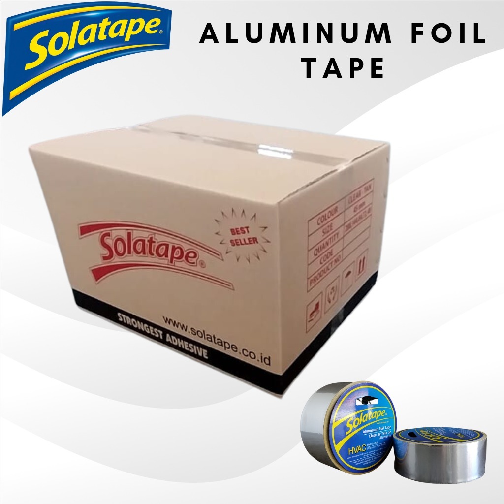 Jual 1 DUS | Aluminium Foil | Lakban Almunium Tape | 2 Inch Khusus Grab ...