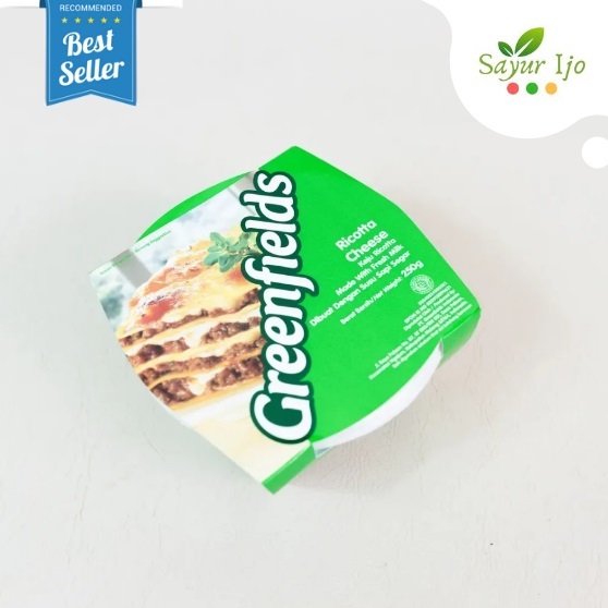 Jual Greenfields Ricotta Cheese 250 Gram / Pack Fresh Keju Rikota Susu ...