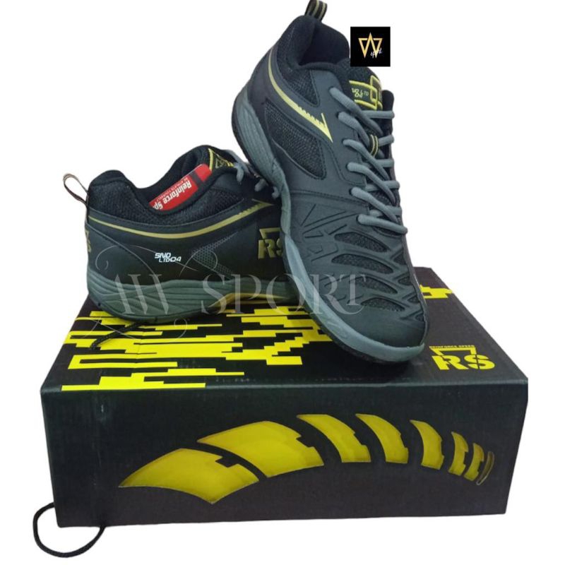 Jual Sepatu Badminton RS SND LTD 04 Hitam / Sepatu Bulutangkis Original ...