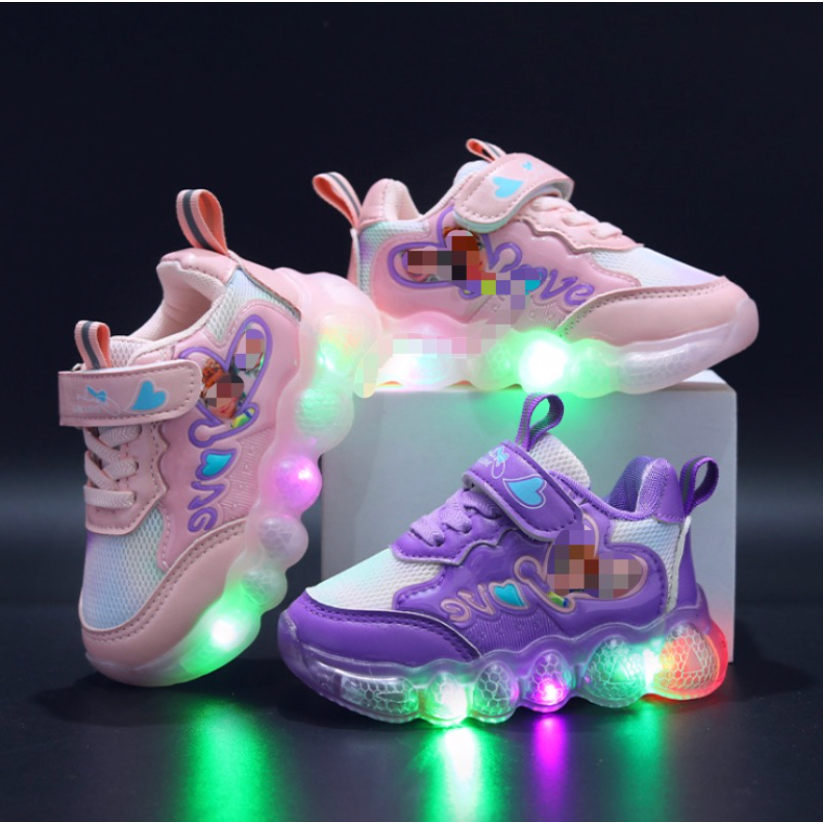 Jual babyfit LOVEZ ELZAZ ANNE [21-30] sepatu lampu LED anak perempuan ...