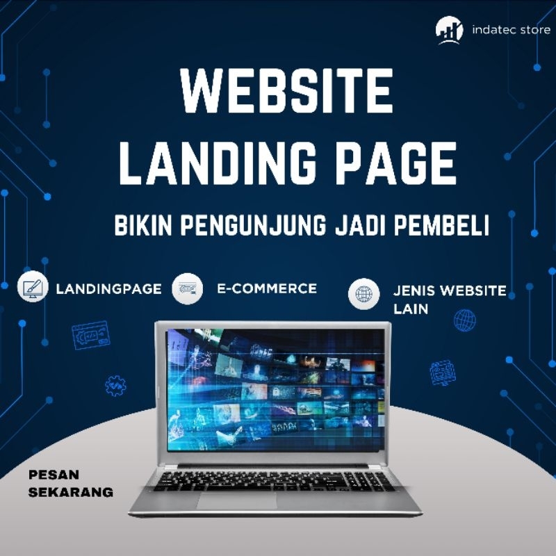 Jual JASA PEMBUATAN WEBSITE LANDING PAGE Toko Online |website sekolah ...