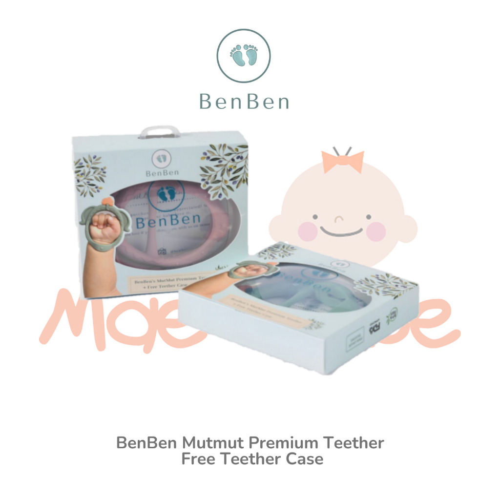 Jual BenBen Mutmut Premium Teether Free Teether Case Gigitan Bayi | Shopee Indonesia