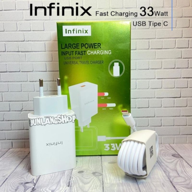 Jual Casan Infinix 33Watt Note 11 Nfc/11 Pro Original Charger 33W Fast ...