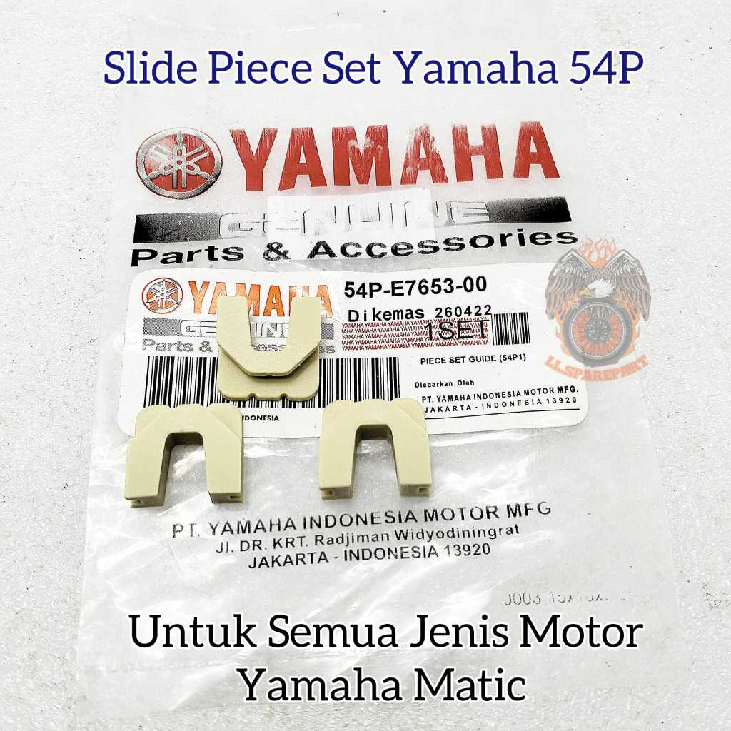 Jual Slide Piece Set Isi 3 Yamaha 54P Kualitas Asli Original Untuk ...