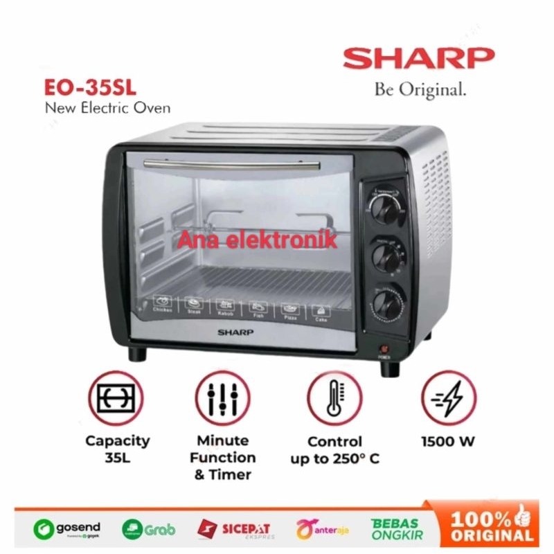 Jual OVEN LISTRIK SHARP EO-35 ST ( 35 LITER ) | Shopee Indonesia