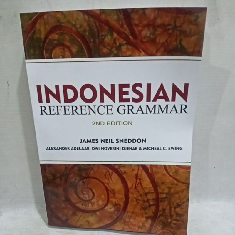 Jual buku Indonesian reference grammar 2nd edition James Neil sneddon ...
