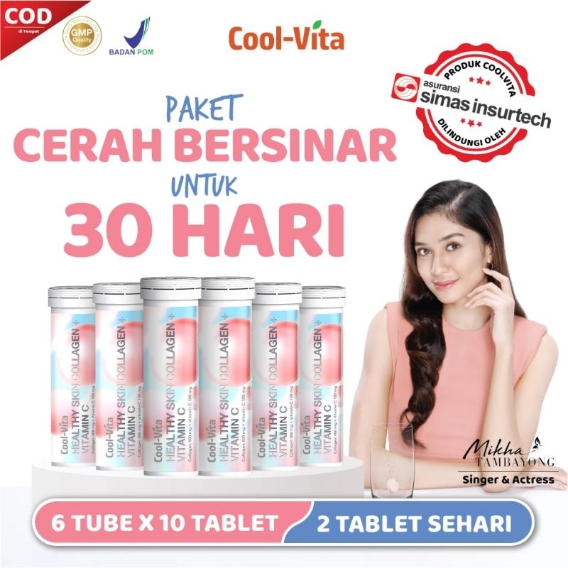Jual COOLVITA COLLAGEN DRINK - COOLCIYA BEAUTY COLLAGEN HEALTHY SKIN COLLAGEN + VITAMIN C COOL ...