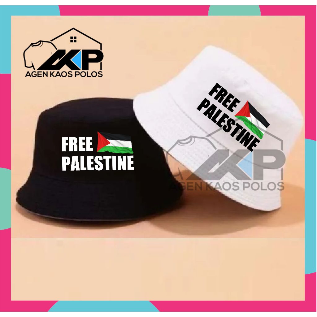 Jual Topi Bucket Hat Distro Save Palestine / Topi Free Palestina ...