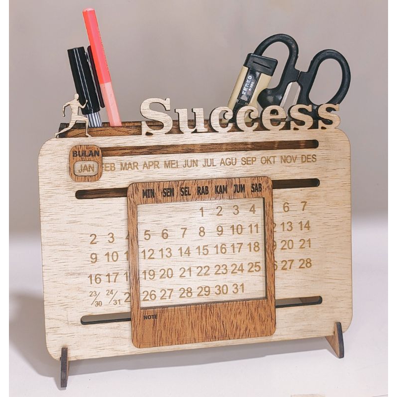 Jual Kalender Abadi•kalender sepanjang masa•tempat pensil•kalender meja ...