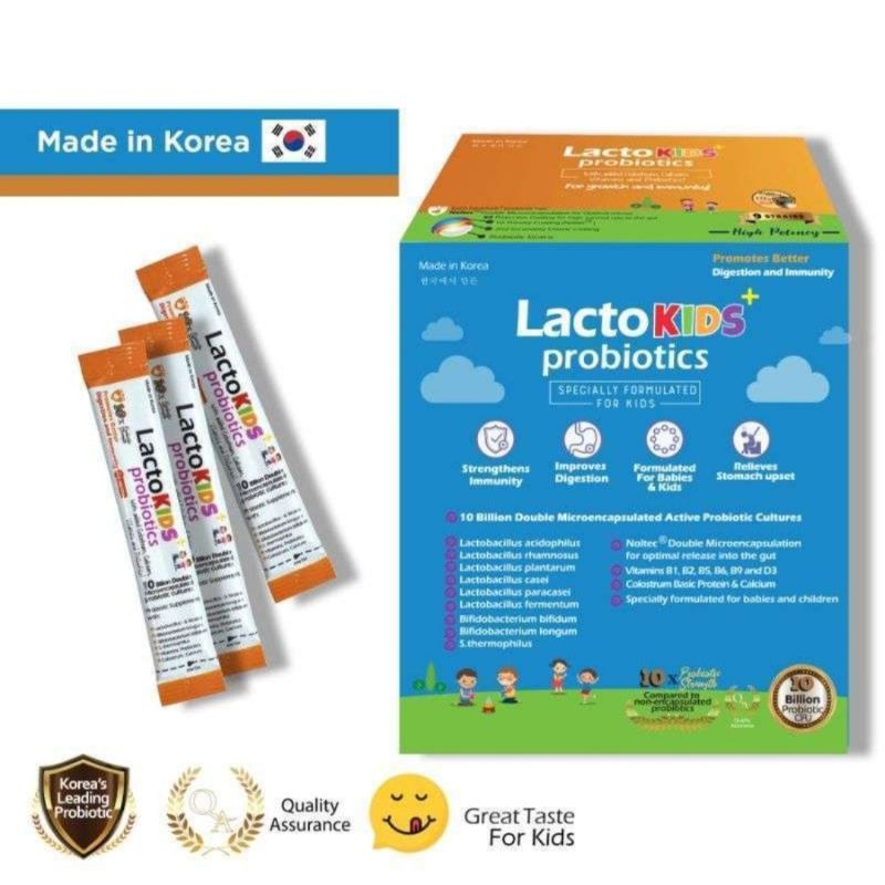 Jual LACTOKIDS+ PROBIOTIK - Multivitamin - Suplemen Imun & Pencernaan ...