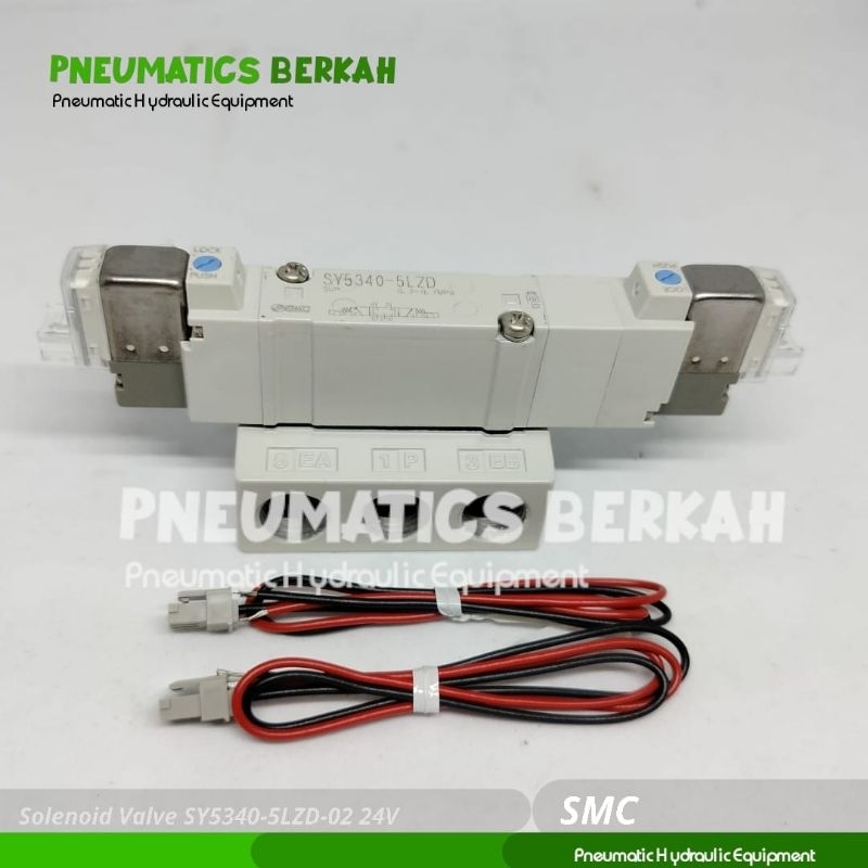 Jual Solenoid Valve SMC SY5340-5LZD-02 (DC 24V) | Shopee Indonesia