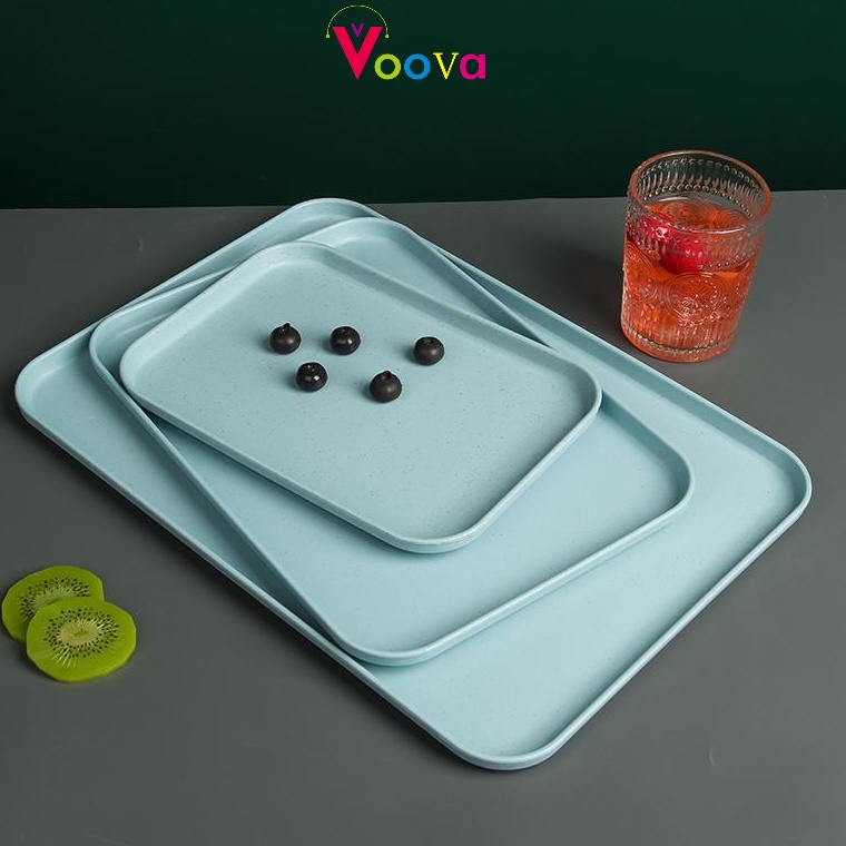 Jual CUCI GUDANG VOOVA Nampan Serbaguna Jerami Gandum / Piring Ruang ...