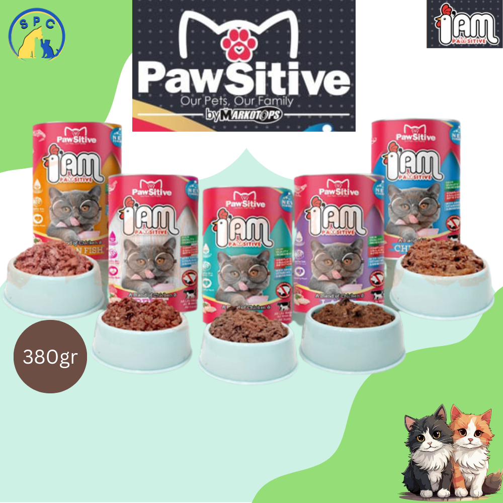 Jual IAM Pawsitive Wet Catfood 380g Makanan Kucing Basah Kucing All ...