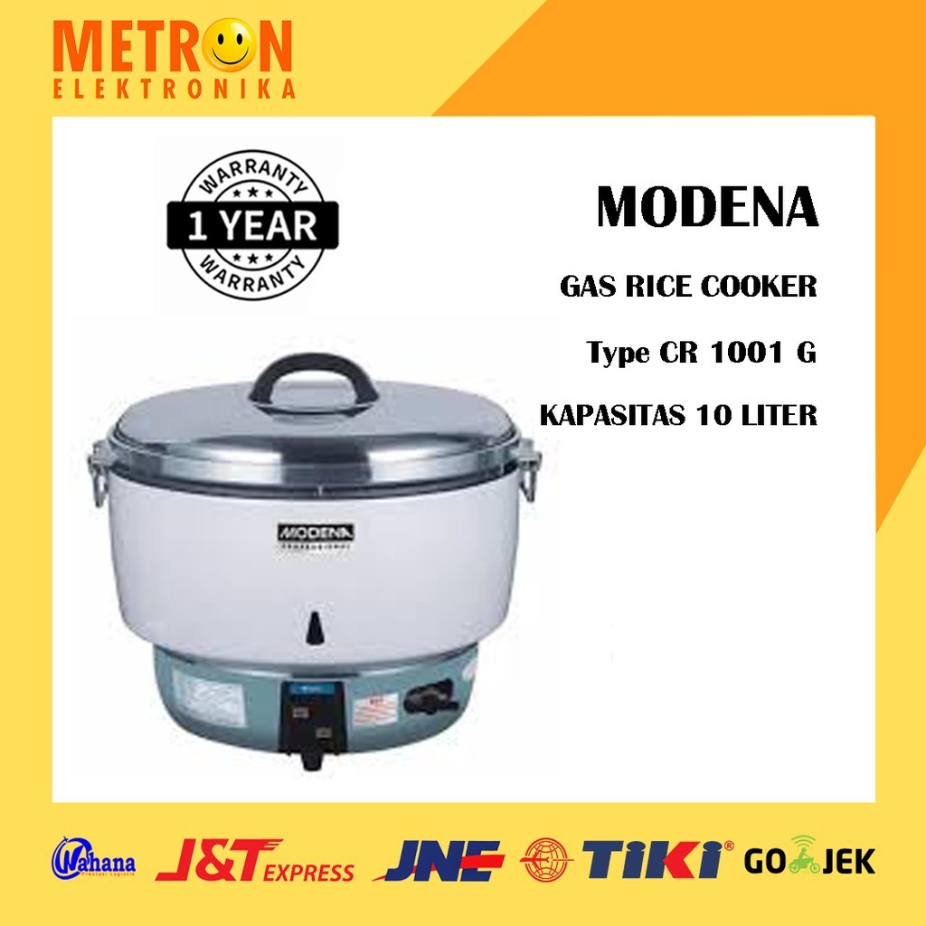Jual MODENA CR 1001 G / GAS RICE COOKER 10 LITER / PENANAK NASI 10 ...