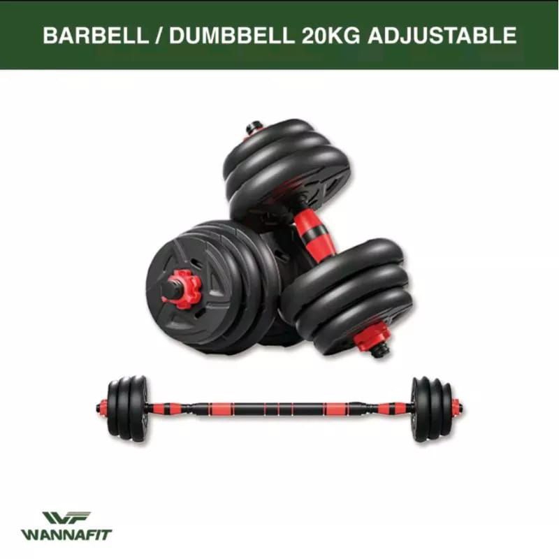 Jual dumbbell adjustable dumbble 20kg bisa di atur dumbel dambel dumble ...