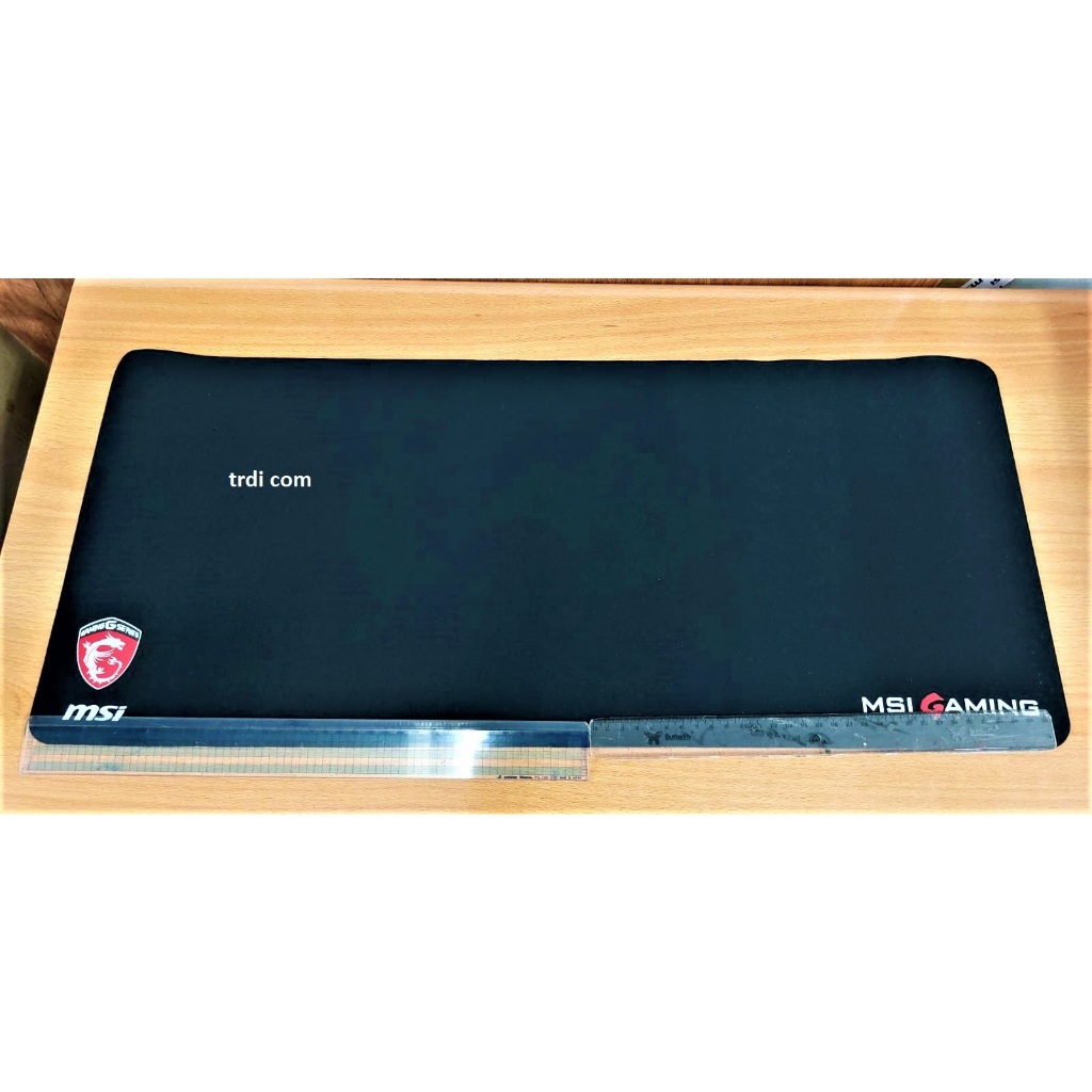 Jual Mouse Pad MSI Gaming XL Desk Mat Polos MOUSEPAD 30 X 70 cm Soft ...