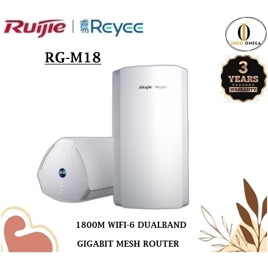 Jual Ruijie RG-M18 1800M Wi-Fi 6 Dual-band Gigabit Mesh Router RG M18 | Shopee Indonesia