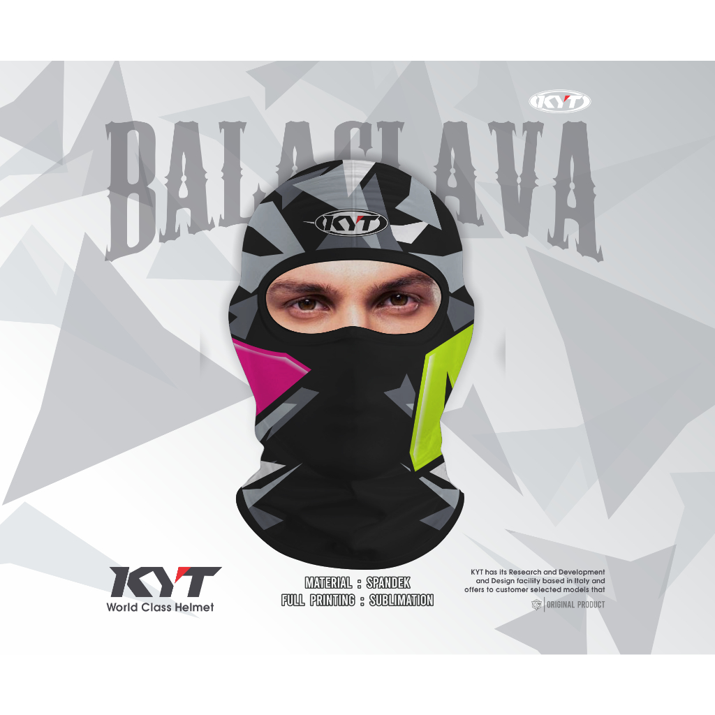 Jual MASKER HELM BUFF BALACLAVA KUPLUK NINJA MASK PENUTUP KEPALA KYT ...