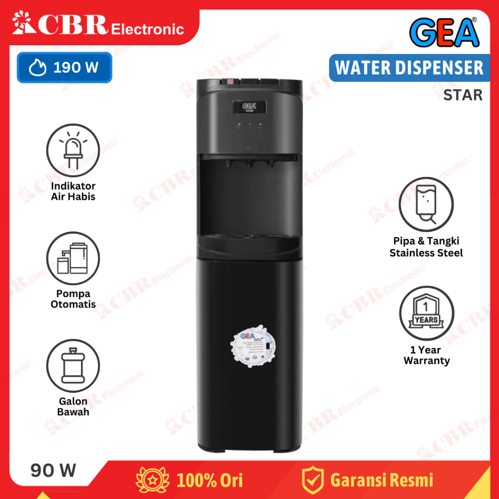 Jual Dispenser Air GEA Galon Bawah STAR | Shopee Indonesia