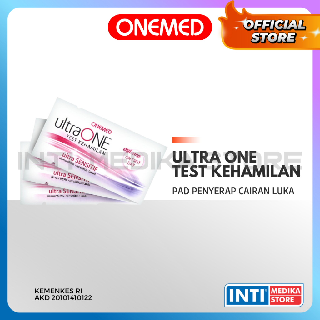 Jual ONEMED - Strip Test Kehamilan UltraONE | Test Pack Hamil One Med ...