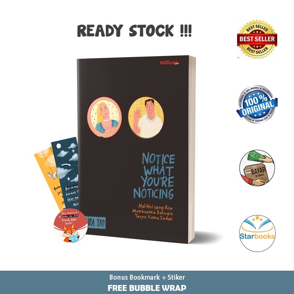 Jual Buku Notice What You're Noticing - Brilliant Books (Buku Motivasi ...