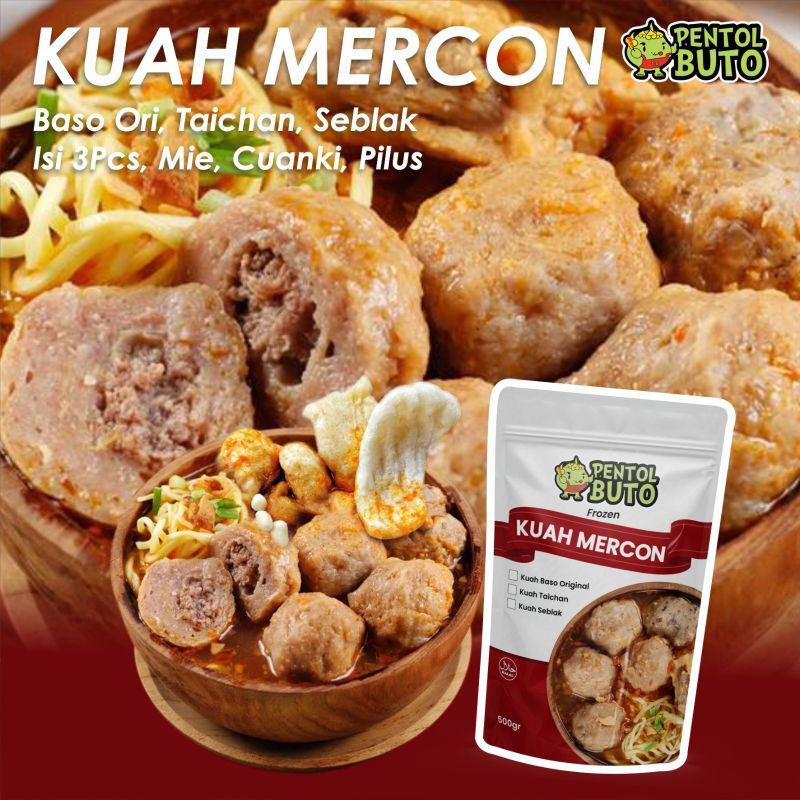 Jual PENTOL BUTO FROZEN KUAH MERCON PENTOL KUAH MERCON VARIAN KUAH ...