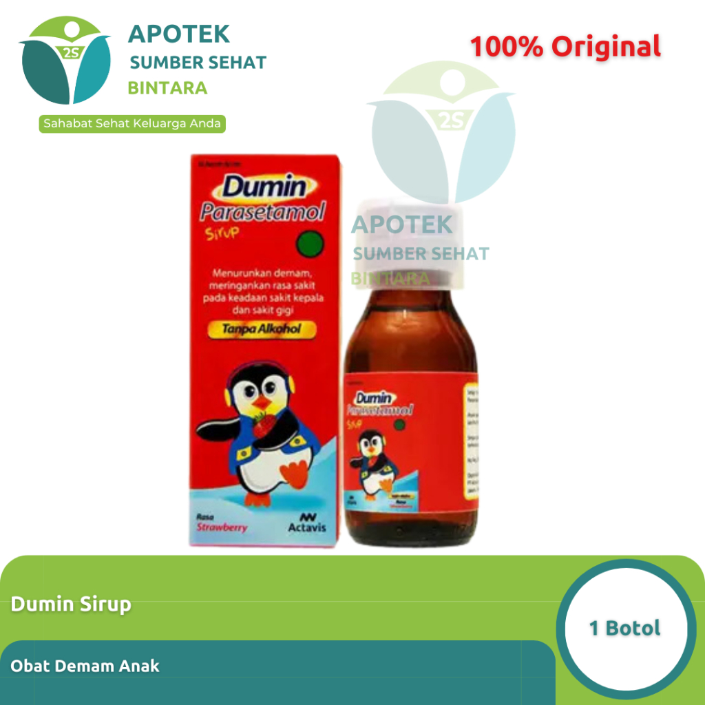 Jual Dumin Sirup Obat Demam Anak 60 ml | Shopee Indonesia