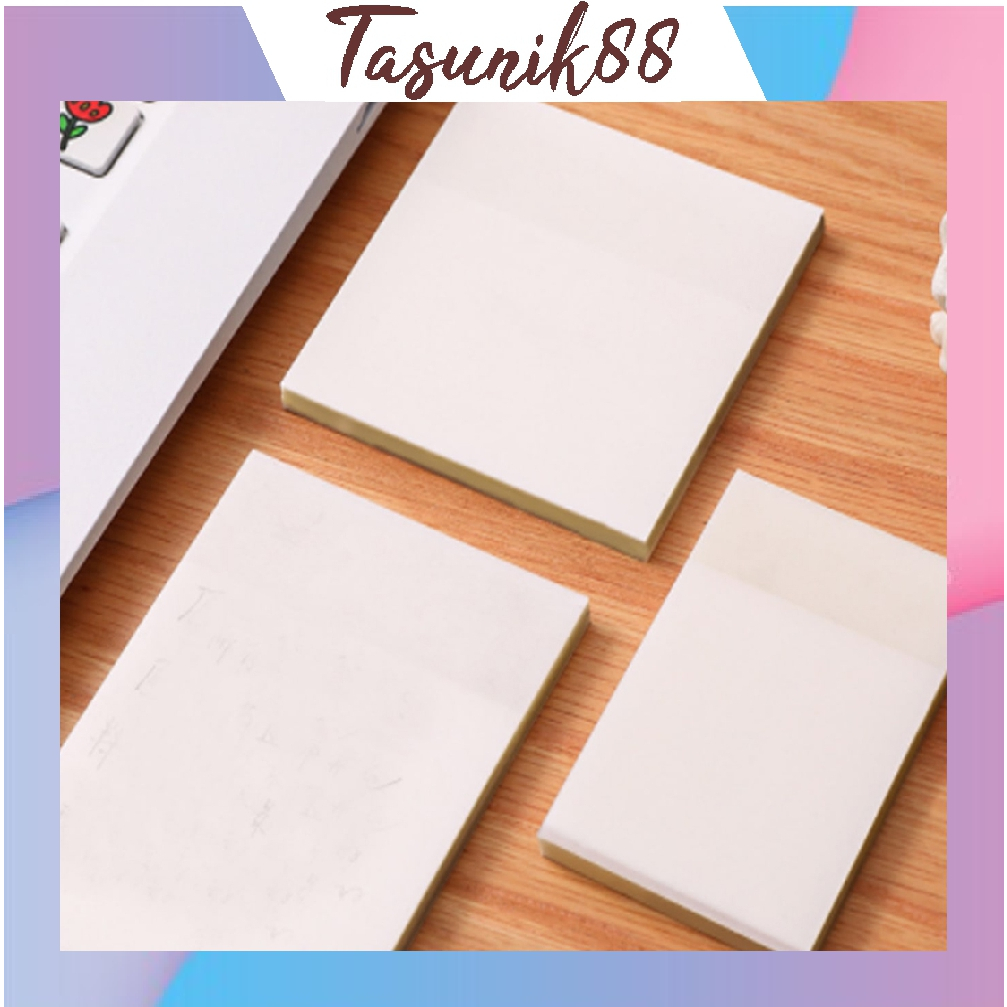 Jual ⭐TasUnik88⭐ Set Kertas Notes Transparan 50 Lembar Label Stickers ...