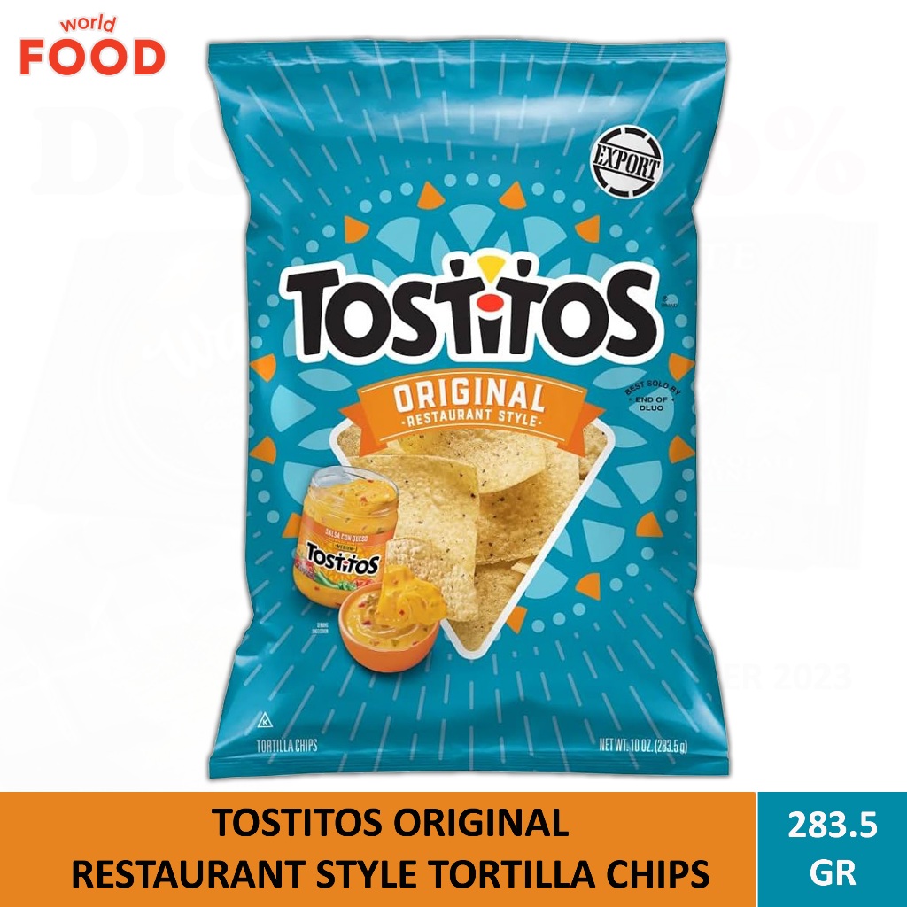 Jual TOSTITOS RESTAURANT STYLE TORTILLA CHIPS ORIGINAL 10OZ | Shopee ...