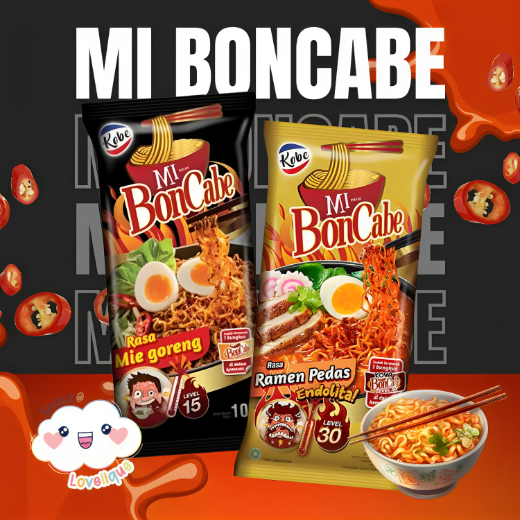 Jual MI Bon Cabe Kobe All - Variant ( Goreng Level 15 70g / Ramen Level ...